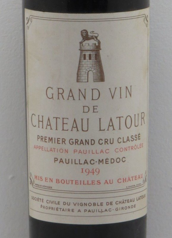 Château Latour 1949 Château Latour | Your personal wine professional | Tastingbook